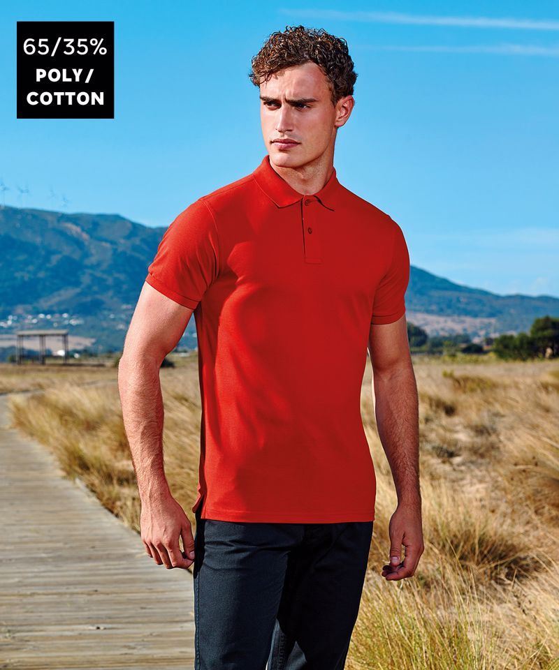 Men’s polycotton blend polo | AQ015