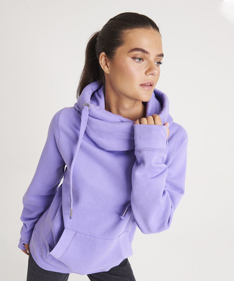 Cross neck hoodie | JH021