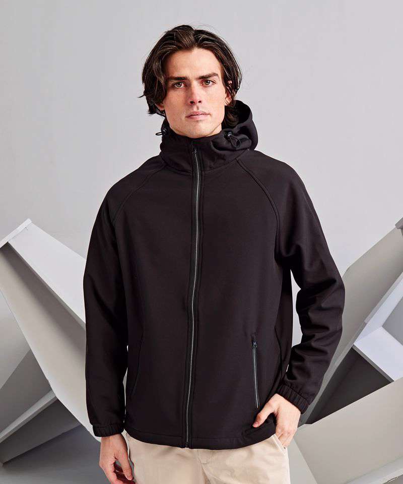 Hooded 2-layer softshell jacket | TS009